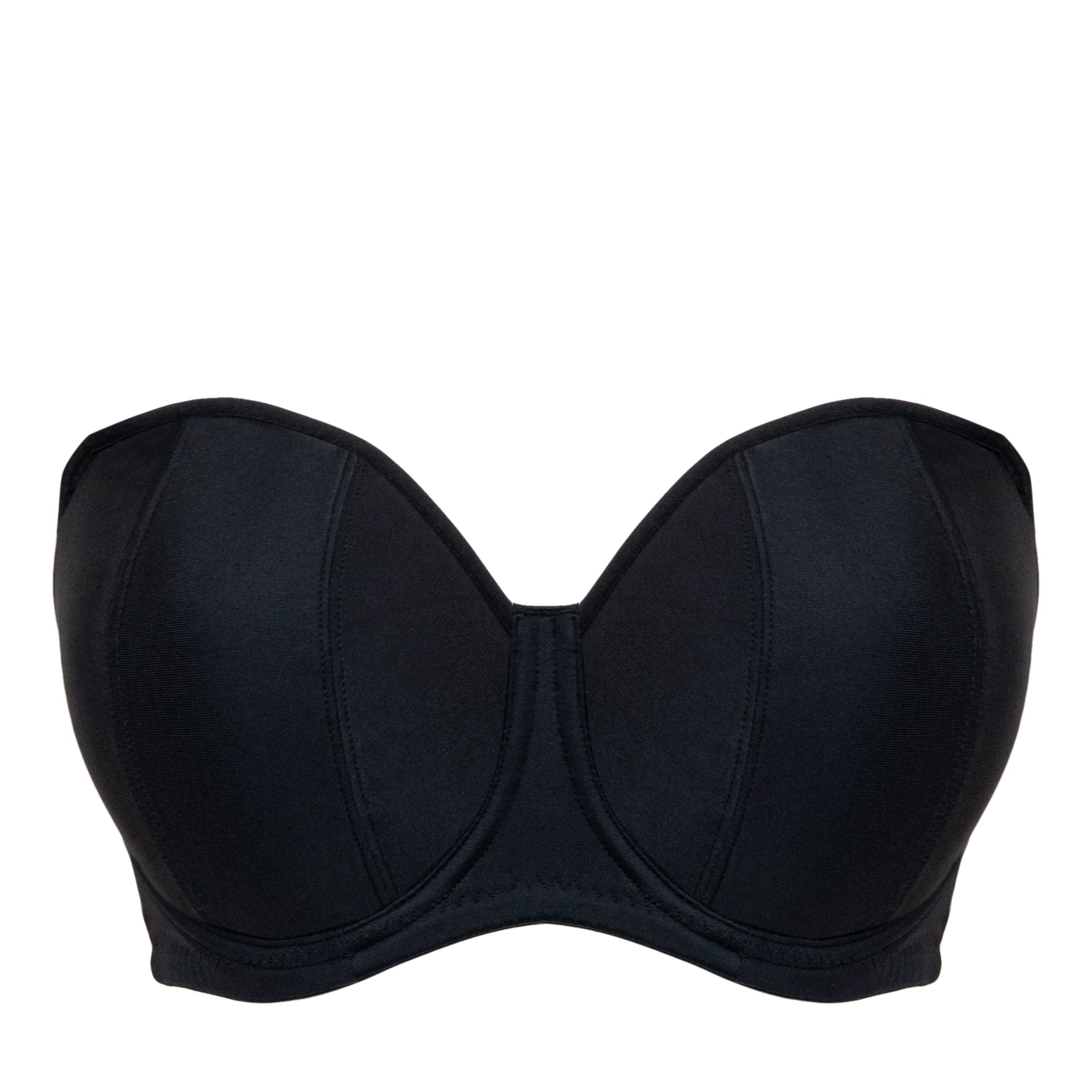 Luxe Strapless Molded Cup Underwire Bra Curvy Kate CK2601 Jet Black ...